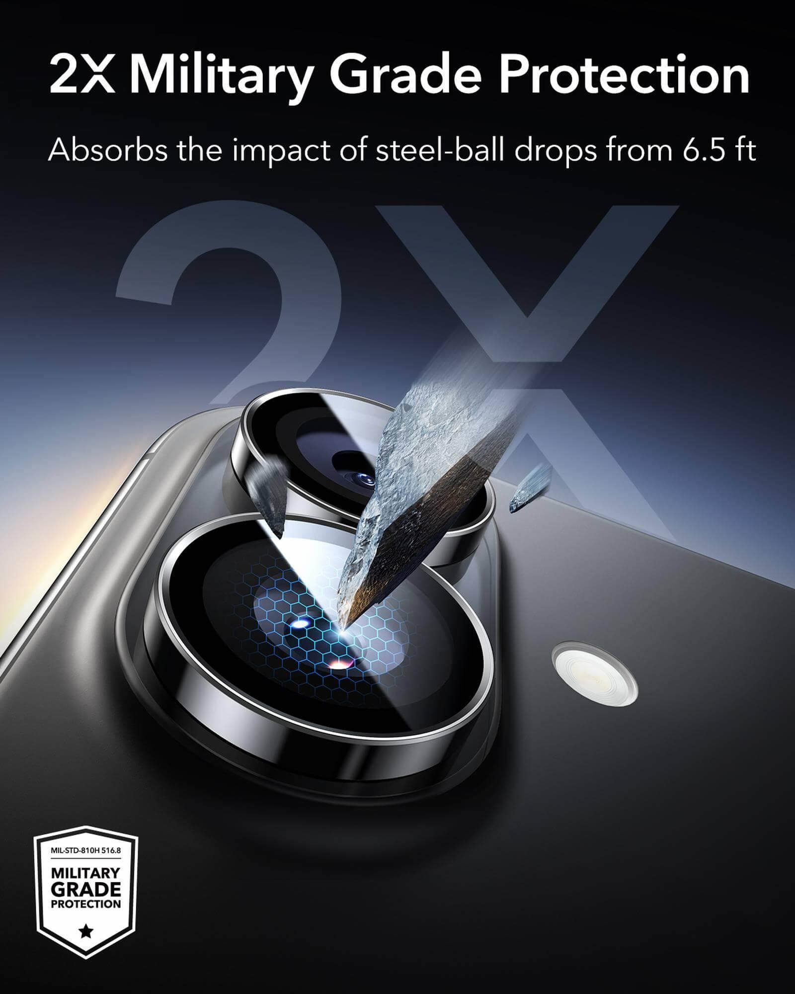 ESR Armorite Kameralinsen Schutz | Apple iPhone 17/16/16 Plus ...