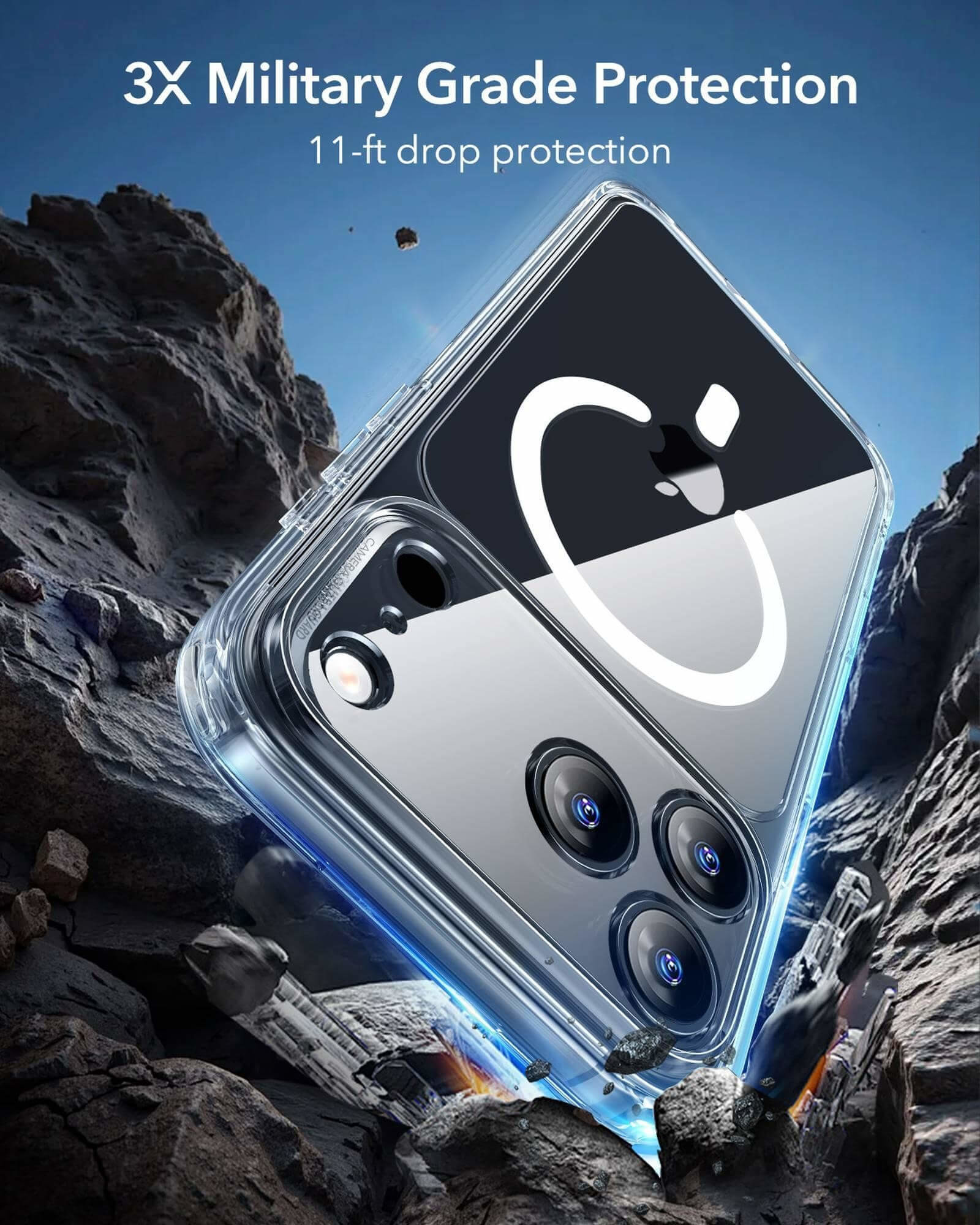 ESR Classic Hybrid HaloLock Case mit Kamerasteuerung Taste | Apple ...