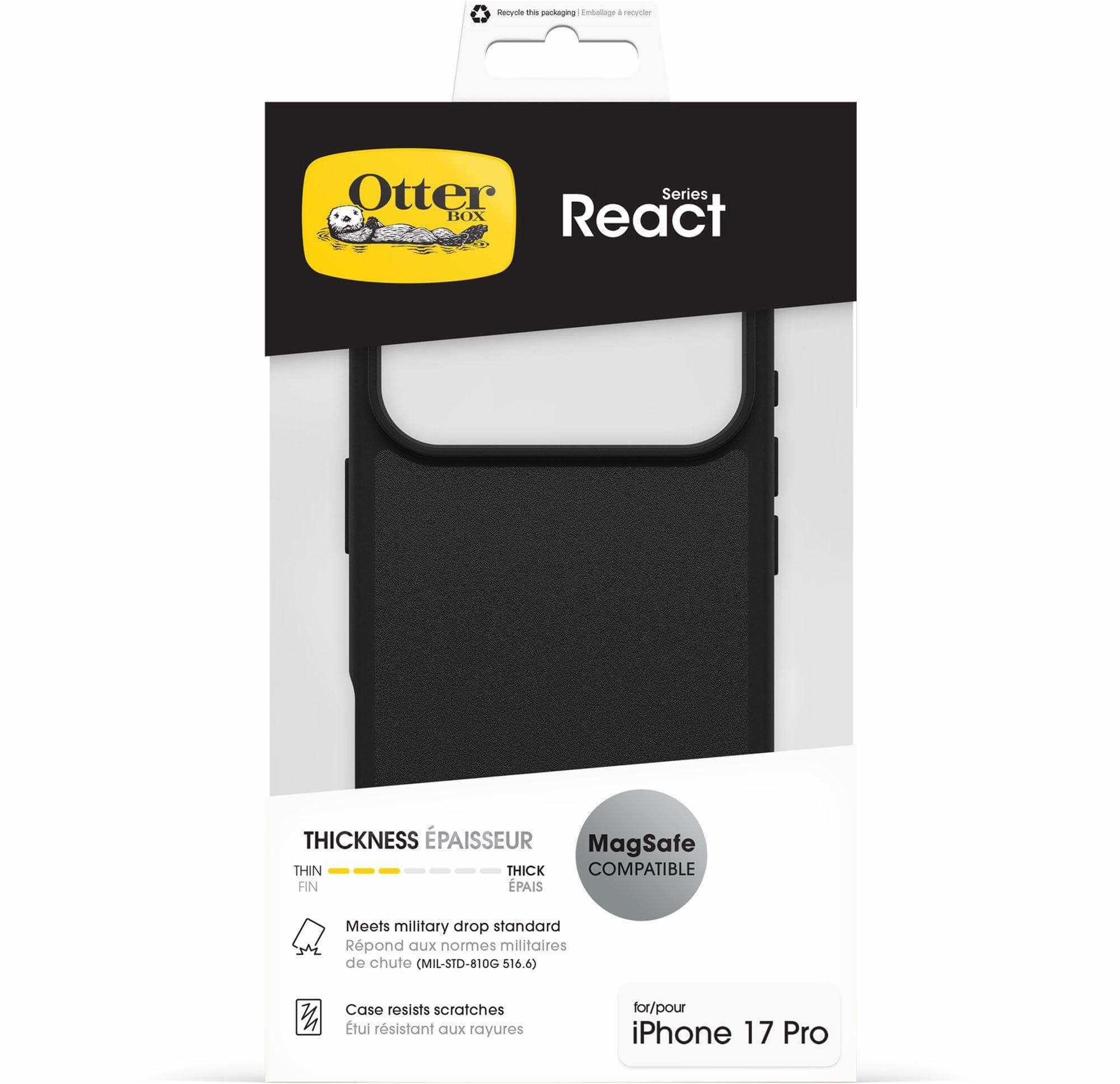 Otterbox React MagSafe Series Case | Apple iPhone 17 Pro | schwarz | 77 ...